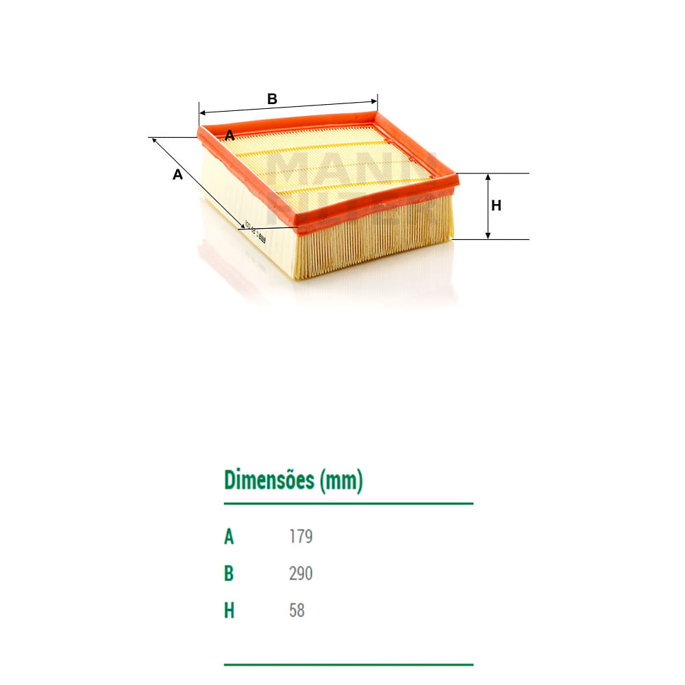 Filtro De Ar Do Motor Freelander 2 Mann Filter C29006 | Dpaschoal ...