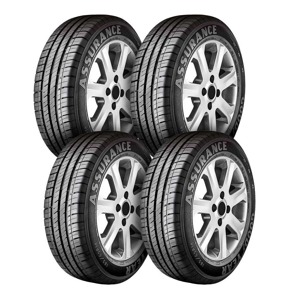 Kit 4 Pneus Aro 14 Goodyear Assurance 185 70 R14 88T | DPaschoal - dpaschoal